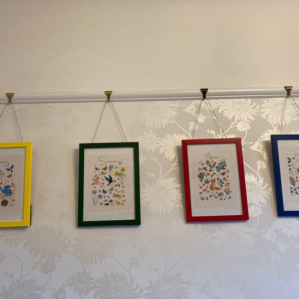 Four Seasons of Nature Wall Art Print, Spring, Summer, Autumn & Winter ...