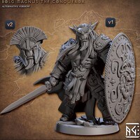 Tiefling Gladiator Tiefling Fighter Galaad | Miniature Dungeons and ...