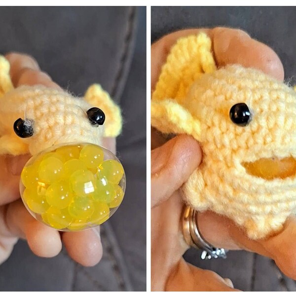 Crochet Pattern: Pudge the Pufferfish Crochet Stressball (no Sew) - Etsy