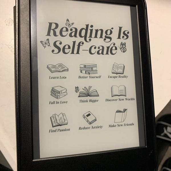 INSTANT Kindle Lock Screen Leaving Reality Entering Fiction ...