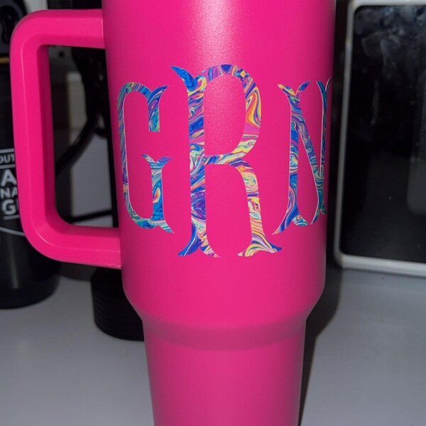Paddle Board Monogram Decal, SUP Decal, Monogrammed Decal, Stand up ...