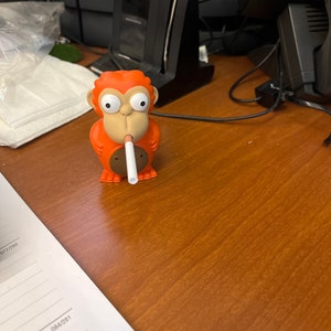 The Simpsons Smoking Monkey - Etsy