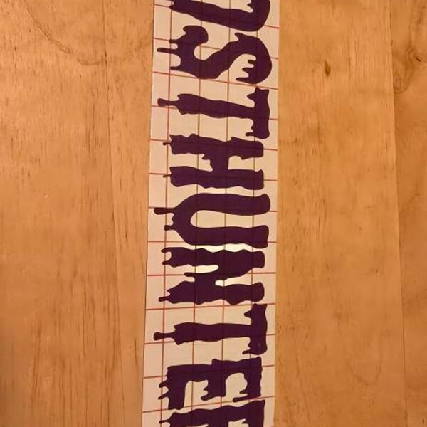 Halloween Custom Name Decal | Bats Sticker | Personalize Name Decal ...