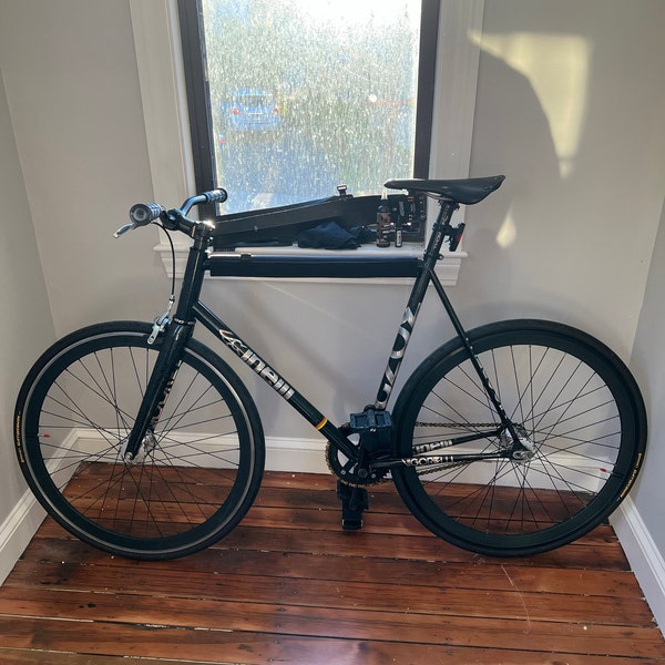 Bike Top Tube Protector Black Nylon Cordura Fixed Gear Bike Polo Frame ...