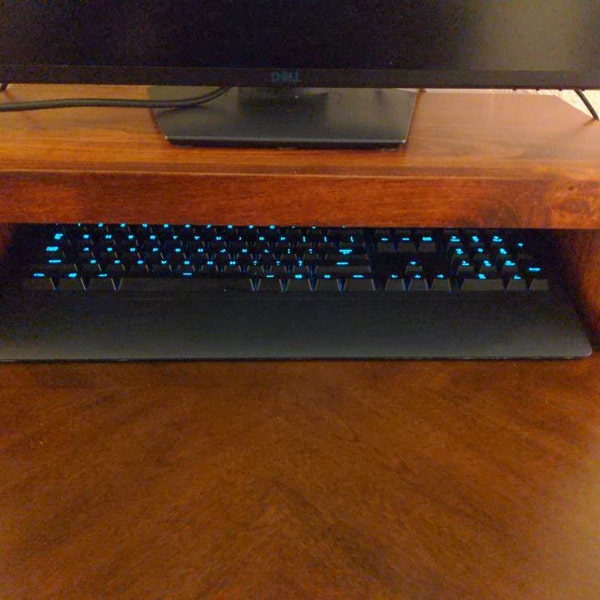 Mission Oak Style TV Riser Stand in Cherry Finish Arts and Craft ...