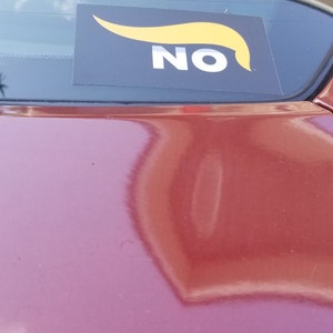 The Original No Trump Bumper Sticker - Etsy