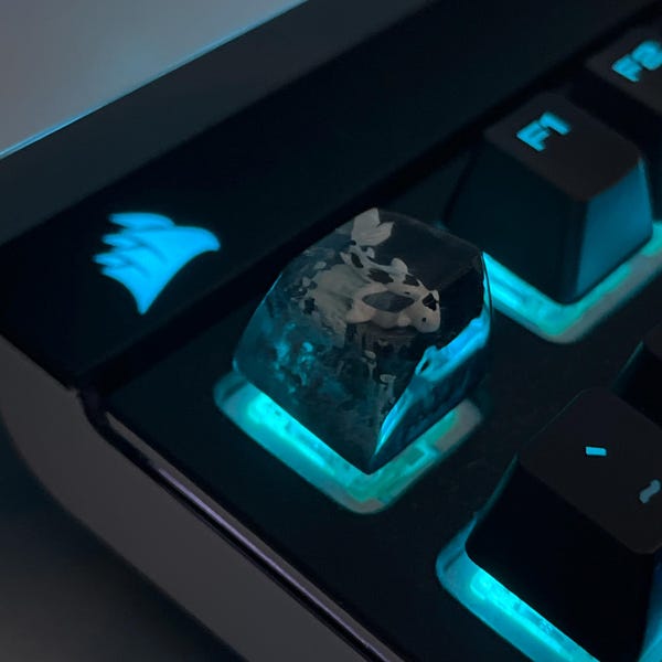 Galaxy Artisan Keycap, Space Resin Keycap, Interstellar Artisan Keycap ...