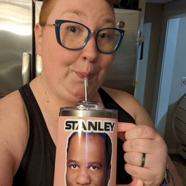 Stanley Cup Stanley Office Waterproof Sticker - the Office Stickers ...