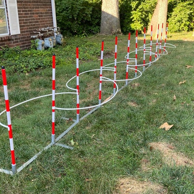 Hoop Jump Obstacles Set of 2 Dog Agility CPE AKC USDAA - Etsy