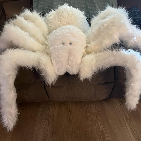 Giant Spider Sleeping Plush for Adults, Weighted Plushie, Cute Monster ...