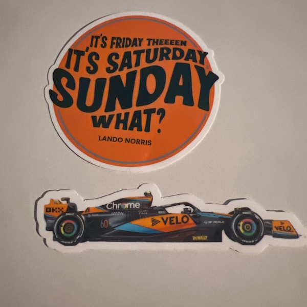 Formula 1 Funny Driver Quotes Sticker Bundle - Mclaren Red Bull ...