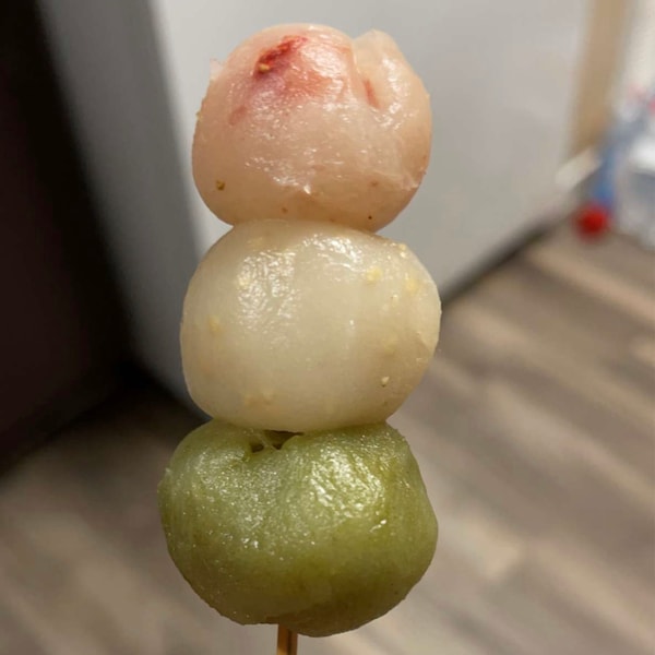 DIY Kit Hanami Dango Mochi Rice Cake Free Shipping 10 Skewers 30 ...