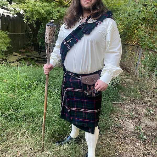 Scottish Great Kilt Vintage Tartan Great Kilt Vintage Highland Tartan ...