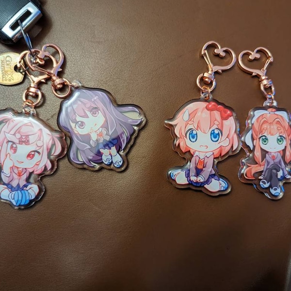 Double-sided Natsuki Keychain [doki Doki Literature Club] - Etsy UK