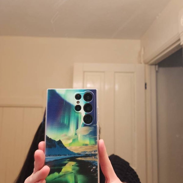 Ghost Reflection on Vanity Mirror Wall Art | Spooky Ghost Makeup Room ...