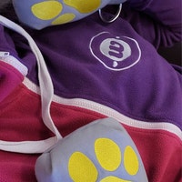 Purple Timeout Mask Blindfold Baby Purple / ABDL / Restraining Face ...