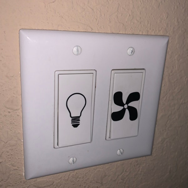SVG 8 Light Switch Labels Options / Outlet Labels / You Can Make Light ...