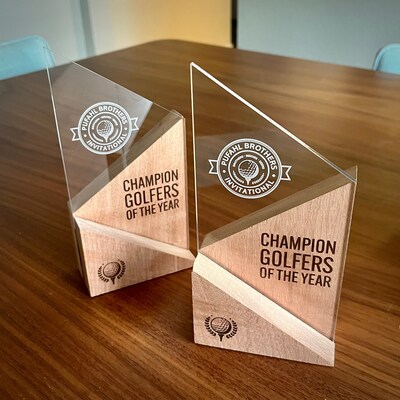 Personalised Wooden Eco Trophy Award MIZZEN Personalized - Etsy