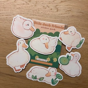 Duck Friends Sticker Pack Duck Sticker Matte Stickers Laptop Sticker ...