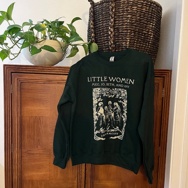 Little Women T-shirt, Little Women Sweatshirt Gift, Louisa M. Alcott ...