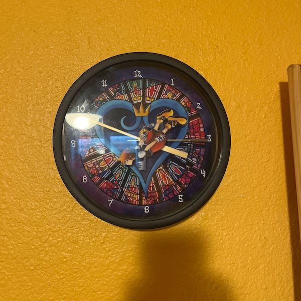 Kingdom Hearts Clock - Etsy