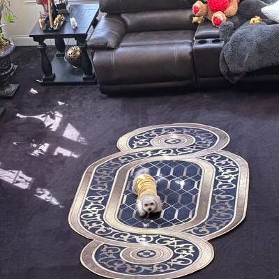 Gold Fur Carpet, Beige With Gold Feather Rug, Leather Sole Rug, Faux ...