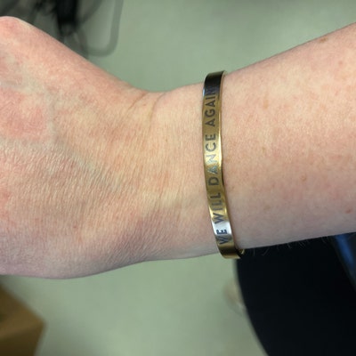 Support Israel Bracelet Gold Silver Cuff Bracelet I Stand With Israel ...