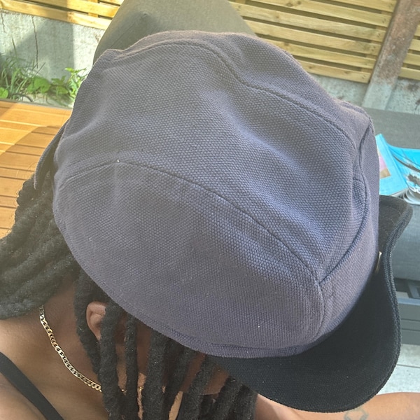 Handmade 5 Panel Cap With Short and Soft Flip up Brim. Custom Five ...