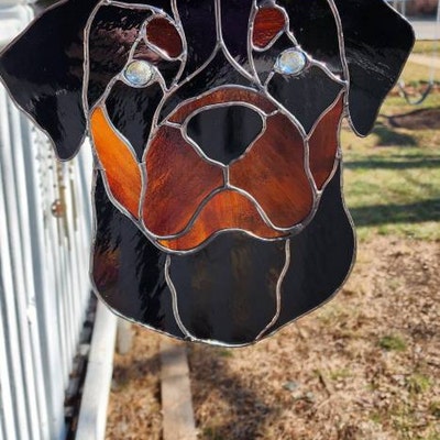 Labrador Retriever Stained Glass Pattern Design Digital Download PNG ...