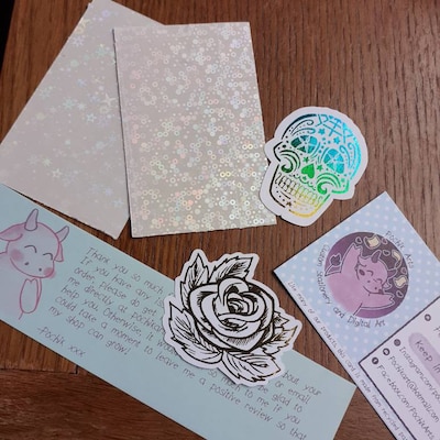 Self-adhesive Holographic Vinyl Overlay Sticker Scattered - Etsy