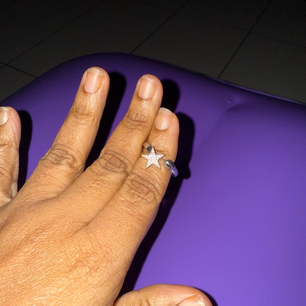 Princess Cut Half Bezel Set Solitaire With Bar Set Band Cz Diamond Ring ...