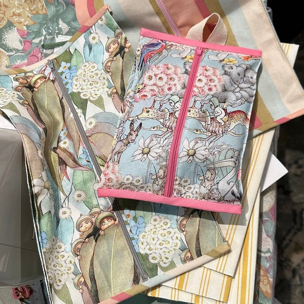 Folded Zip Pouch | Canvas Bag | Sewing Pattern Tote | PDF Pattern | 3 ...