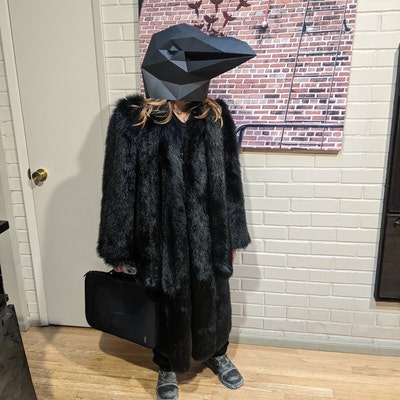 Raven Mask, Crow Mask, Gift Idea, DIY Printable Animal Mask, Instant ...