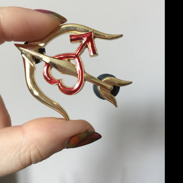Mars Senshi Badge Pin - Etsy