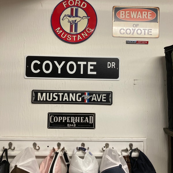 Copperhead Road - Rustic Looking Aluminum Sign - Color Imprint on ...