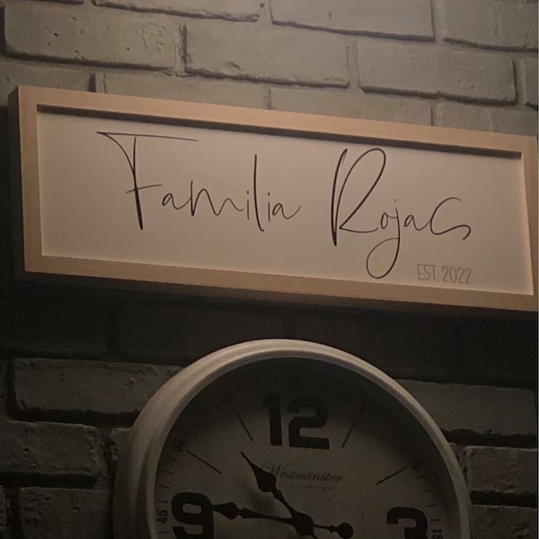 Personalized Last Name Sign, Family Name Sign, Custom Last Name Sign ...