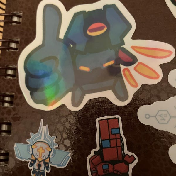 V1 & V2 Thumbs up ULTRAKILL Stickers Designed by Whos_apollo - Etsy