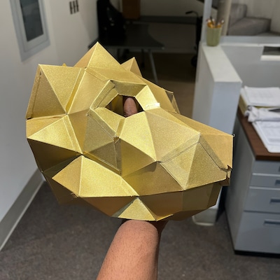 Gas Mask DIY Paper Mask, Printable Template, Papercraft, 3D Mask ...