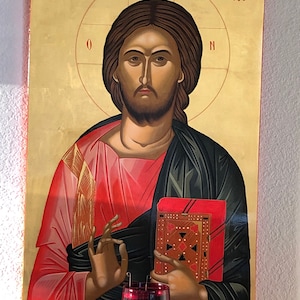 Byzantine Painted Icon of Saint George,agios Georgios,sfantul Gheorghe ...