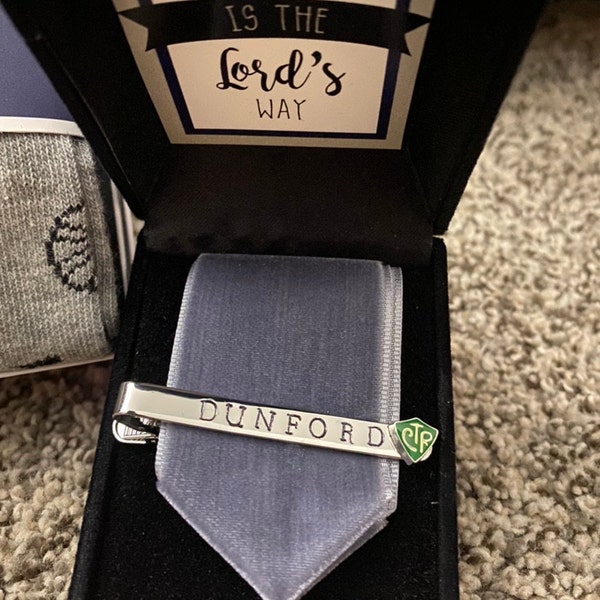 LDS Missionary Tie Clip Gift - Personalized - CTR - Called to Serve ...