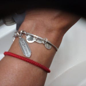 Alex and Ani M Initial Bangle Bracelet, Rafaelian Silver/gold, or Silver Retired and Rare ...