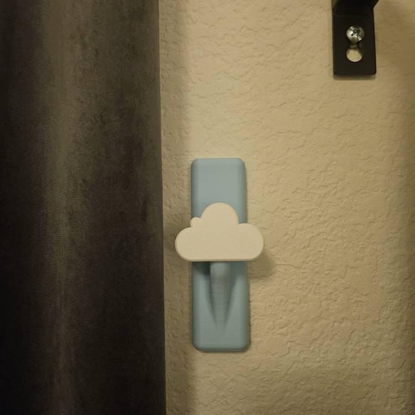 White Cloud Light Switch Cover Pastel White Blue Rocket Moon Single ...