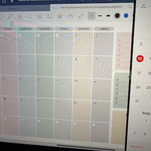 Goodnotes Template, Monthly Habit Tracker, Daily Habit Planner, iPad ...