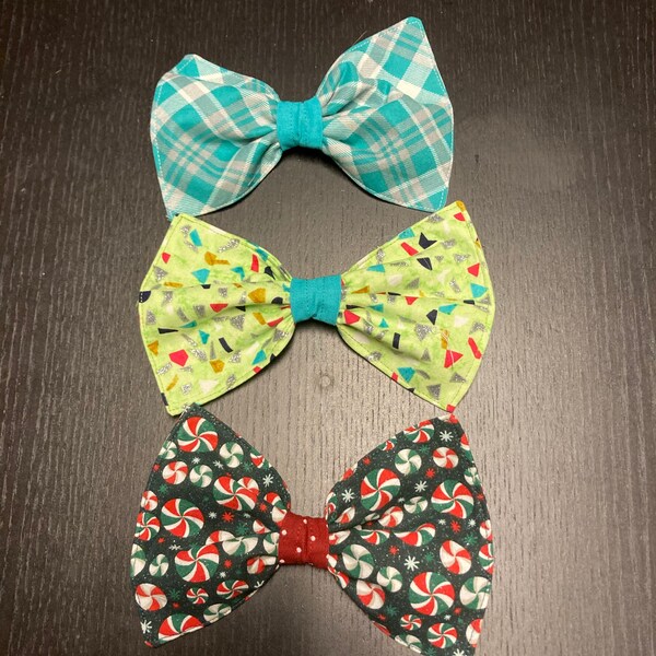Dog Bow Tie Pattern / Pet Bow Tutorial / XS to XL Dog Bow Tie Sewing ...
