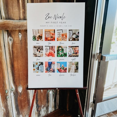 ADELLA Minimalist Menu Sign Template Modern Menu Poster Menu - Etsy