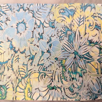 Flower Meadow Rubber Texture Matpolymer Clay Toolsearring Makinghand ...