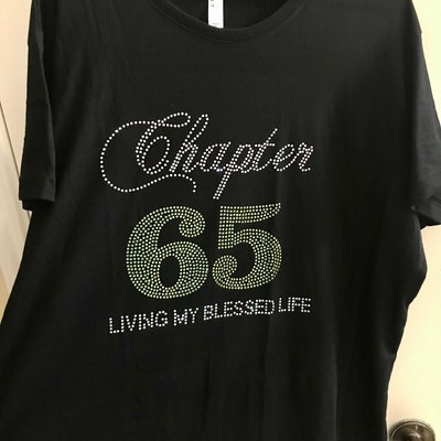 Chapter 50 Rhinestone Birthday Shirt, Bling Shirt, 50th Birthday Shirt ...