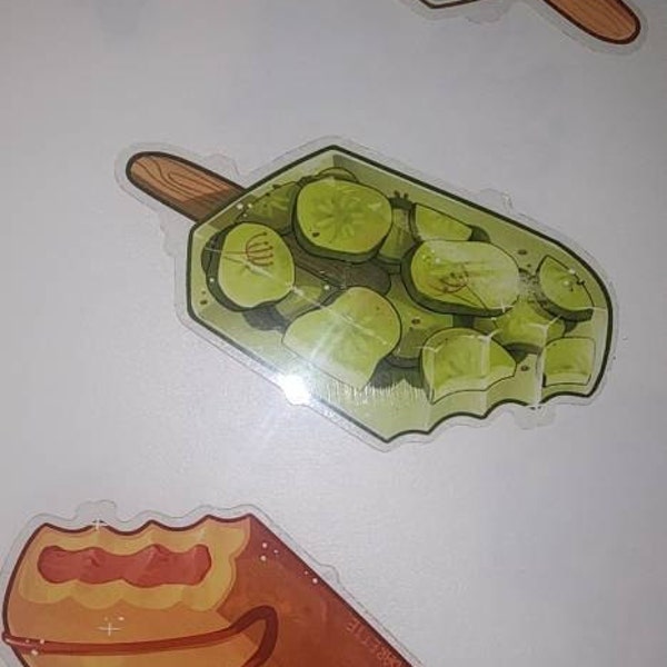 Popsicle Stickers - Transparent Stickers - Popstickles - Butter ...