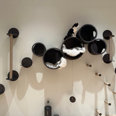 SET HOUSES for CATS Modern Cat Furniture Gift for Cat Lover - Etsy