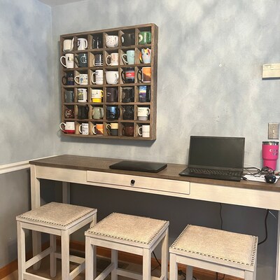 Kitchen Bath Cubby Choose From 31 Custom Sizes Storage for Coffee Mugs ...